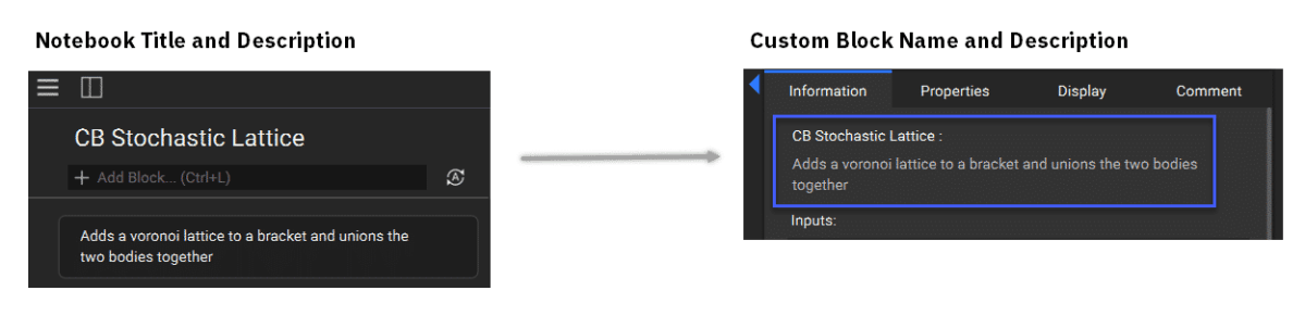 Creating a Custom Block: Notebook Title and Description – nTop Learn
